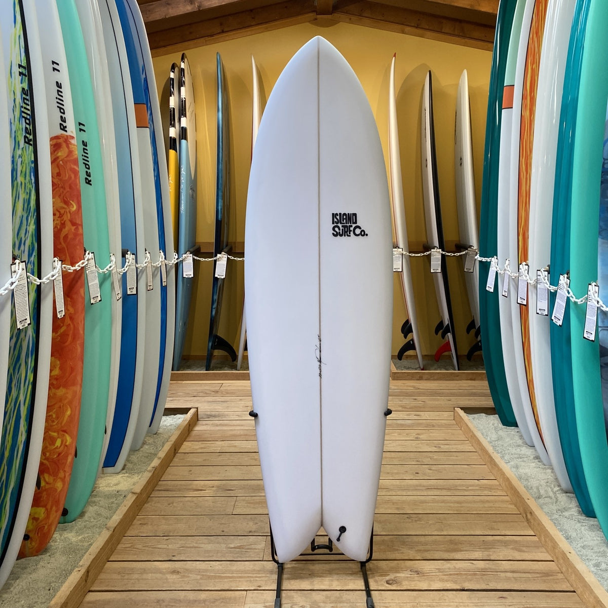 6'4 Island Surf Company Dorado Quad Fish Surfboard